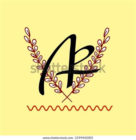 R Logo Design Illustration Yellow Background Stock Illustration 2199442005 Shutterstock