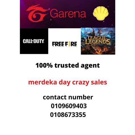 Garena Shell Code Malaysia Shopee Malaysia
