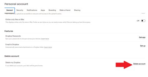 How To Delete Dropbox Account In Uninstall Dropbox