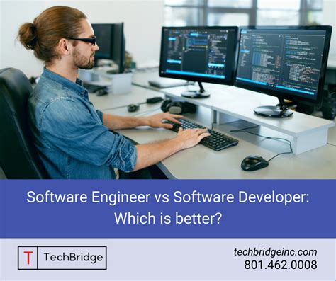 Software Engineer Vs Software Developer Which Is Better Techbridge Inc