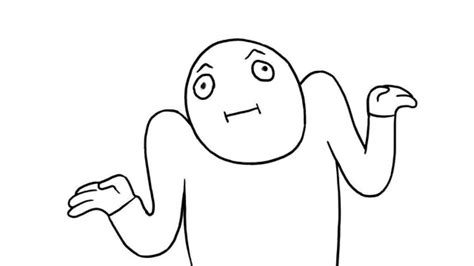 Пожимает плечами в меме 42 фото