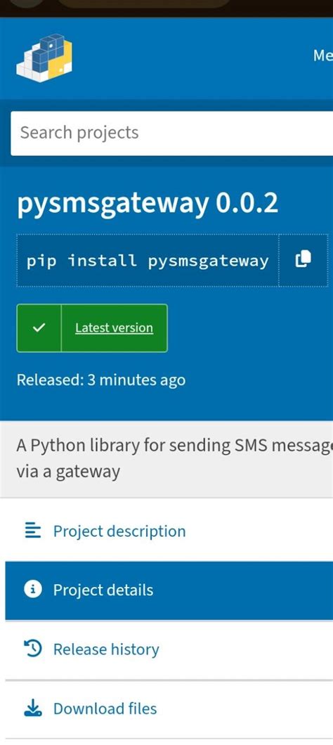 Thomson Kaisi On Linkedin Python Opensource Sms Developertools Tech Programming Pypi Apis