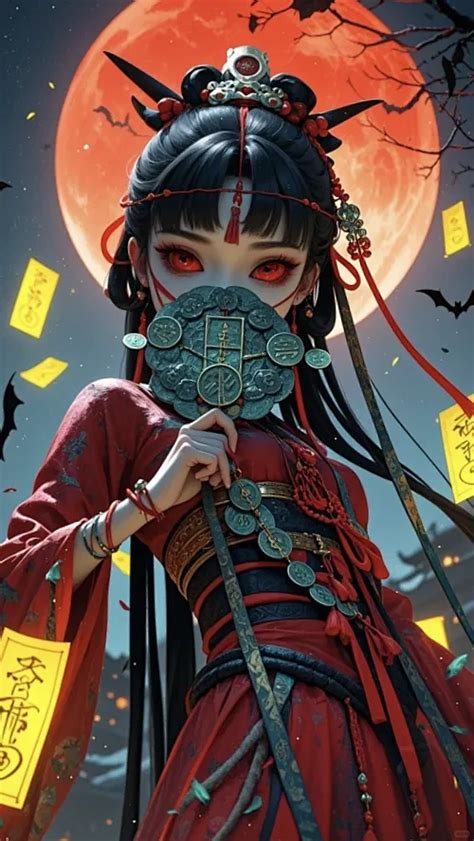 插画红衣女 小红书 花瓣网