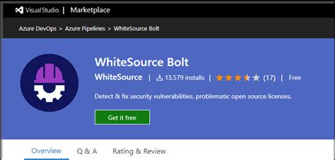 Whitesource Bolt For Azdo And Github