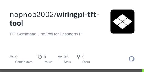 Github Nopnop2002wiringpi Tft Tool Tft Command Line Tool For Raspberry Pi