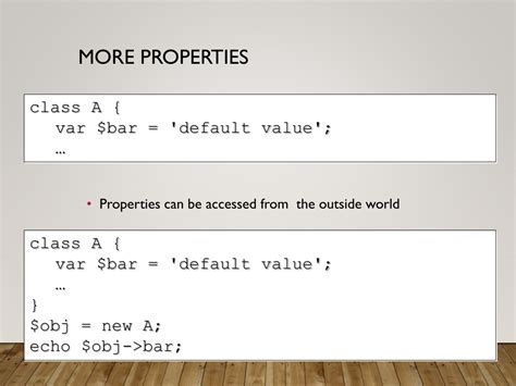 Ppt Php Object Oriented Programming Overview Powerpoint Presentation