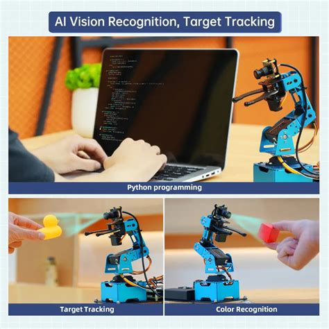 hiwonder armpi mini 5dof vision robotic arm powered by raspberry pi 5
