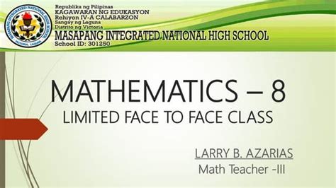 Parallelism And Perpendicularity Ppt