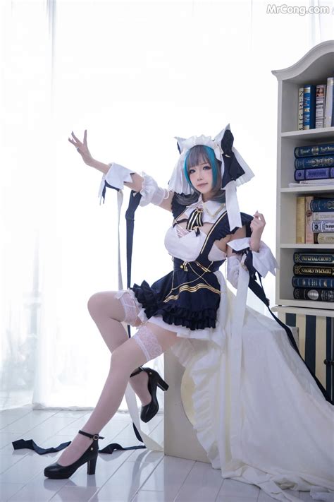 Coser雪晴astra 雪晴嘟嘟 Vol037 Azure Lane 柴郡 18 Photos Hot Girl China