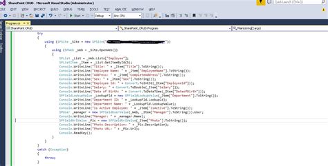 Add Update Read And Delete Sharepoint List Items Using Server Object Model Sharepoint