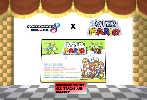 Paper Mario X Mario Kart Grand Prix PHYSICAL Etsy