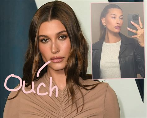 Hailey Bieber Is Getting Dragged By Latinas On Tiktok Over Her Brownie Glazed Lips Perez Hilton