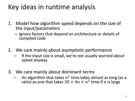 Ppt Computational Cost Of Algorithms Analyzing Big O Relationships