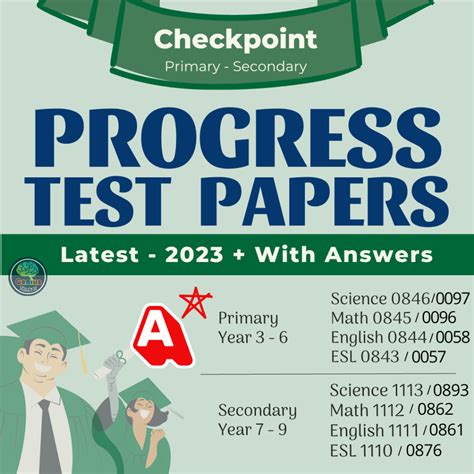 1 Progress Checkpoint Paper Mark SchemeYear 3 9 IGCSE Cambridge Primary Lower Secondary