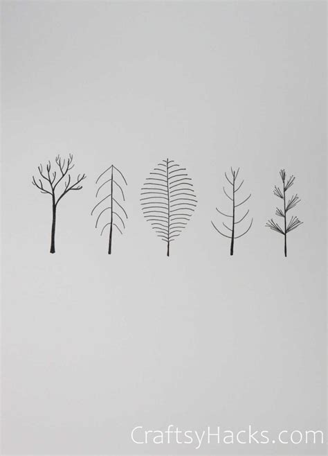 21 Easy Tree Drawing Ideas Craftsy Hacks