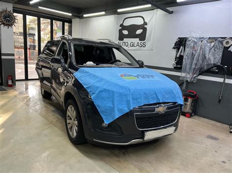 서울오토글라스 쉐보레자동차 2014년식 캡티바 정품 전면유리 교환 자차보험 작업 서울 자동차유리교체