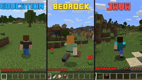 Education Bedrock And Java Editions Of Minecraft Youtube