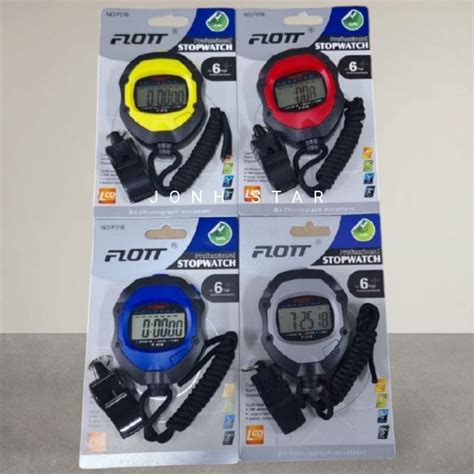 Jual Stopwatch Flott Professional 6 Digit Multifunction Sport Flott Fo18 Shopee Indonesia