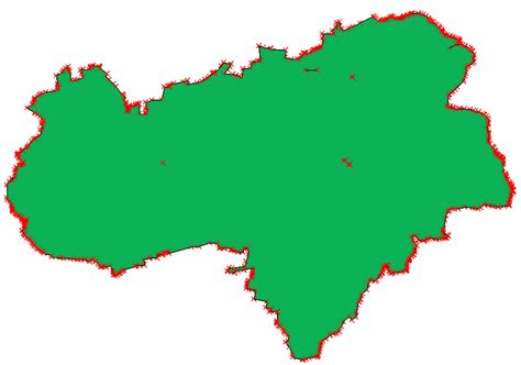 Shapefile Closing Spaces Within Polygon In Qgis Geographic