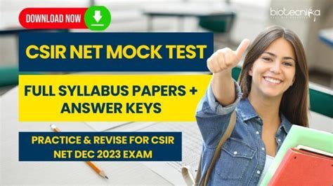 🔰🔥download Csir Net Life Science Full Syllabus Mock Test Papers Ans