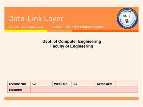Datacommunicationlecture12 For Data Comm Students Pdf