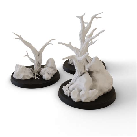 Stl File Tree Bases For Ravens Crows Flying Units Etc 🌳・3d Print Model To Download・cults
