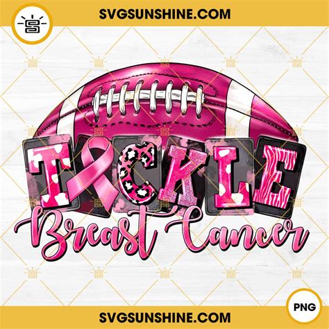 Tackle Breast Cancer Png File Designs