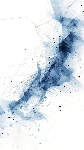 Vector Illustration Of Triangles With Lines In Abstract Design Premium Ai Generated Image