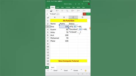 Ifs Function Tricks In Excel Excel Exceltutorial Microsoftexcel