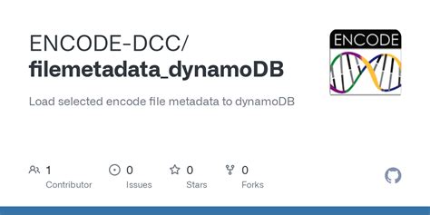 github encode dcc filemetadata dynamodb load selected encode file