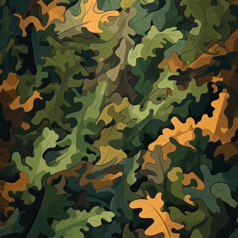 Premium Ai Image Hiding In Plain Sight The Evolution Of Camo Patterns