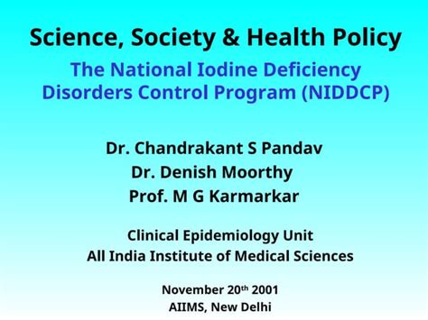 Niddm Non Insulin Dependent Diabetes Mellitusppt