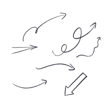 简单的黑色箭头 源文件下载【酷图网】简单 黑色 箭头 手绘箭头 旋转箭头 花瓣网