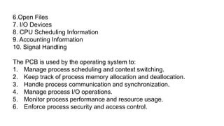 Process Management System In Operating System PPT
