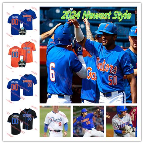Cws Florida Baseball Jersey Customized Hurston Waldrep Brandon Sproat Jac Caglianone Ryan