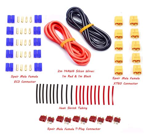Adattatori Batterie Adaptador Xt60 Macho A T Deans Hembra Xt60 Connettori