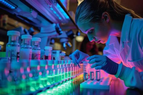 Premium Photo Immunofluorescence Fluorescence Microscope Fluorescent Dyes Microscope Slides