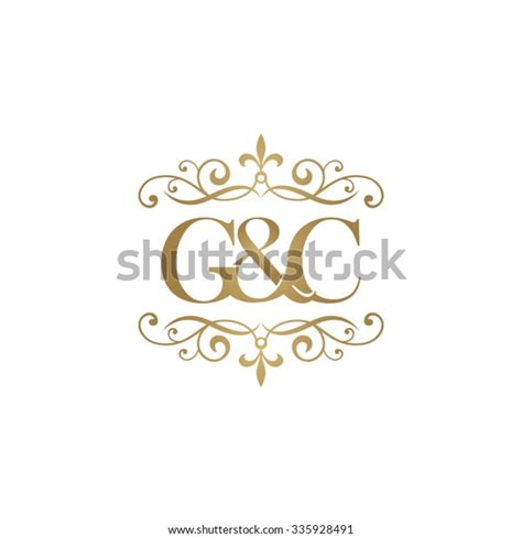 Gc Initial Logo Ornament Ampersand Monogram Stock Vector Royalty Free 335928491 Shutterstock
