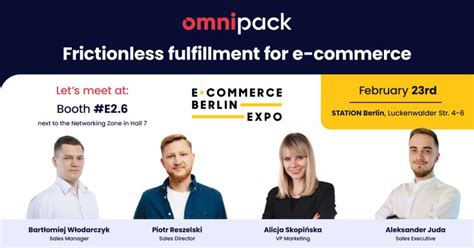 Omnipack 📦 On Linkedin Omnipack Invites You To A Meeting At The E