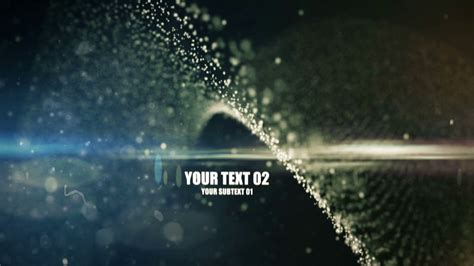 Particle Fields Titles Storyblocks