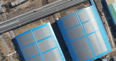 全球最大轻质光伏项目！淮钢特钢30mw轻质组件项目投入运行 艾邦光伏网