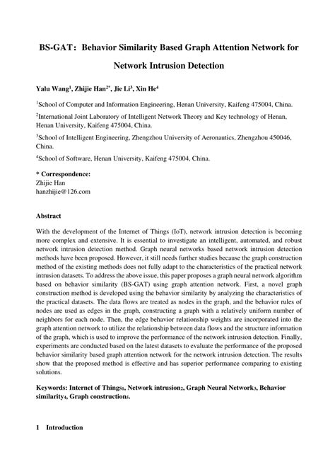Pdf Bs Gat Behavior Similarity Based Graph Attention Network For