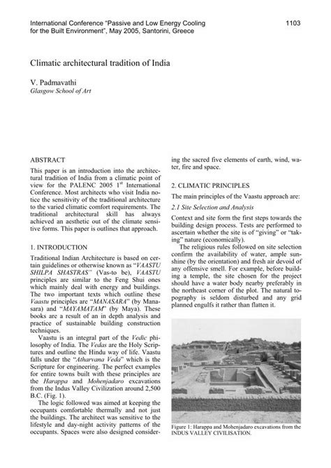 Pdf Climatic Architectural Tradition Of India · Traditional Indian