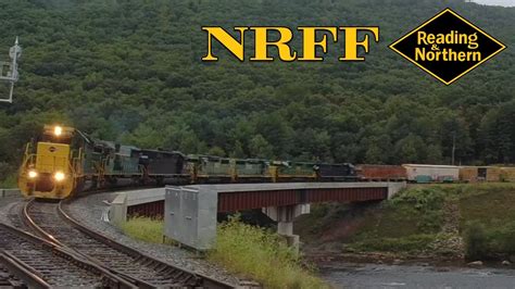 North Reading Fast Freight With 7 Locomotives Rbmn Freight Bridge 09 11 2022 Youtube