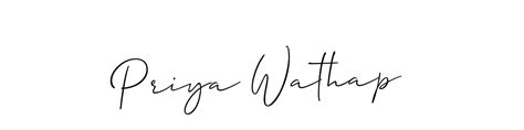 96 Priya Wathap Name Signature Style Ideas Wonderful E Sign