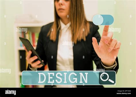 Conceptual Display Design Business Approach Drawing Produced To Show The Look And Function Or