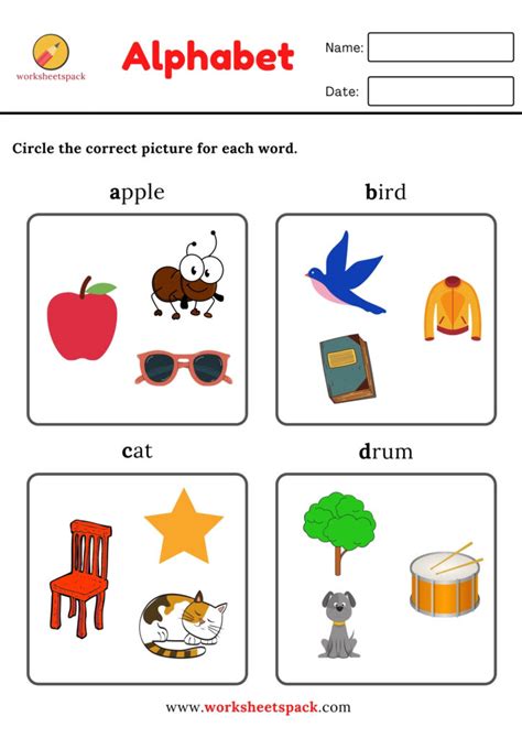 Word Recognition Worksheets For Grade 1