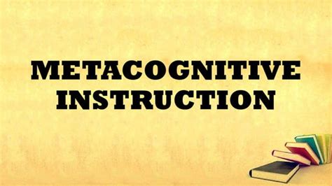 Metacognitive Instruction Reporting Pptx
