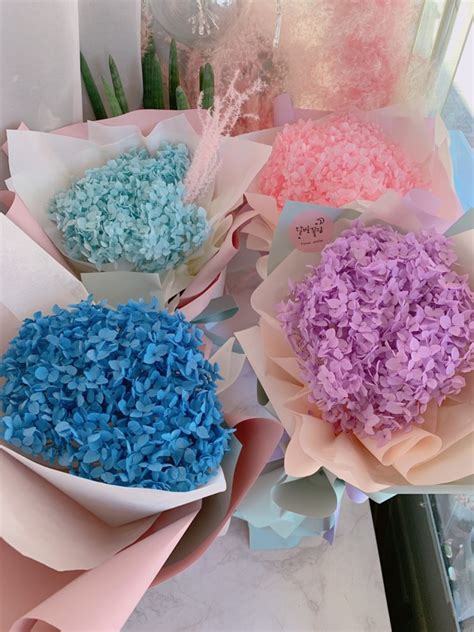 수국 프리저브드플라워 시들지않는꽃 서울꽃배달 강남꽃배달 네이버 블로그