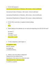 Understanding ICD CM Coding Key Concepts Practices Course Hero